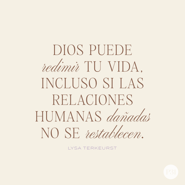 Redención cuando la reconciliación no es posible